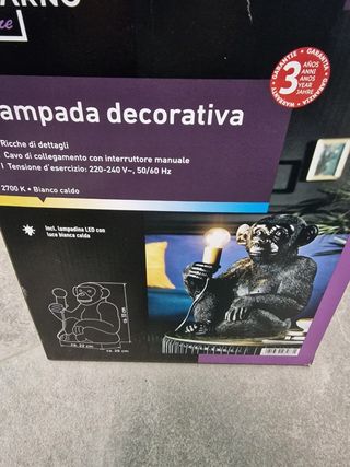 lampada decorativa nuova 