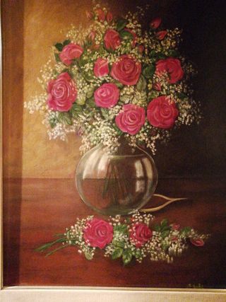 Quadro dipinto su tela anni 70