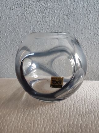 Vaso a sfera etichetta Vetro Gistl glas