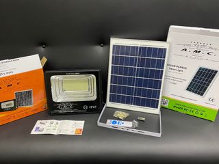 FARO A LED 800WATT CON PANNELLO SOLARE 