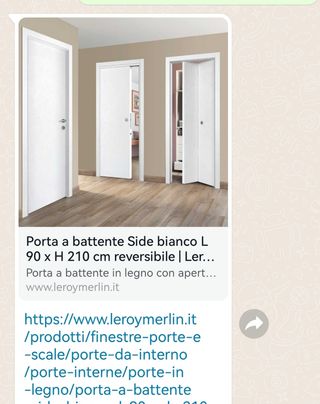 Porta interna nuova in scatola da Lerlon Merlin