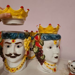 teste di moro 40 cm circa