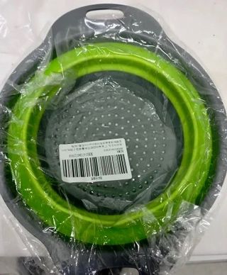 Scolapasta scola frutta verdura richiudibile verde