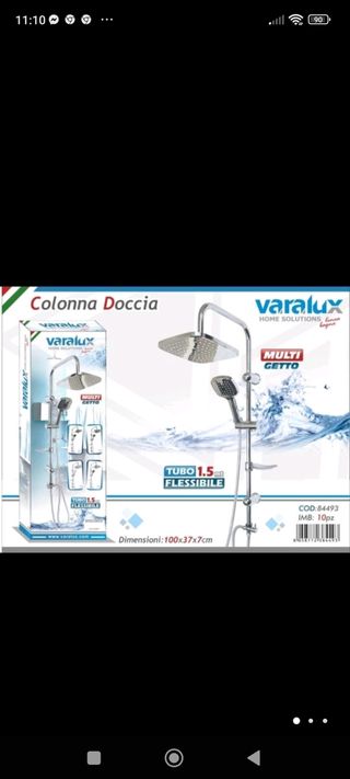 colonna doccia completa altezza 1 metro