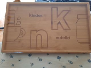 vassoio colazione nutella kinder 