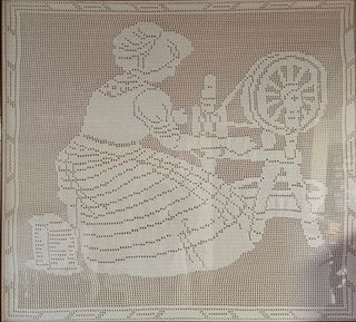 Quadro all'uncinetto