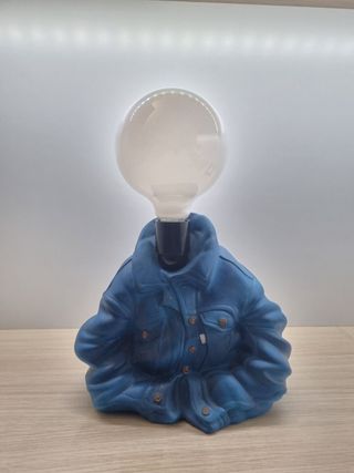 Lampada Da Tavolo Vintage GIUBBOTTO di Jeans