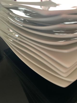 11 piatti in porcellana 