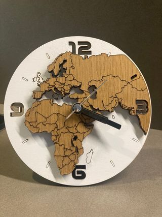 Orologio da tavola in sughero 