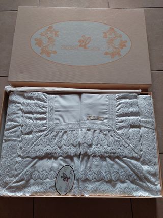 Lenzuola Cotone Ricamo Artigianale