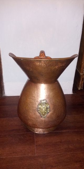 Anfora rame artigianato fiorentino del '900