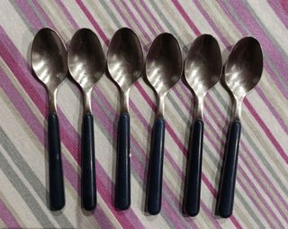 set di 6 cucchiaini 