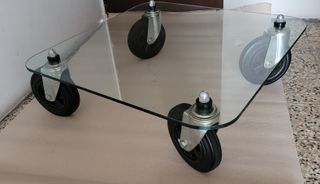 Tavolino salotto con ruote