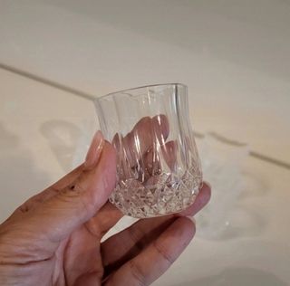 set 6 bicchierini vintage cristallo