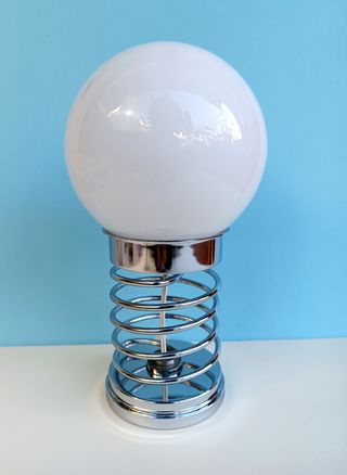 Lampada vintage a molla Spring Lamp design anni 70