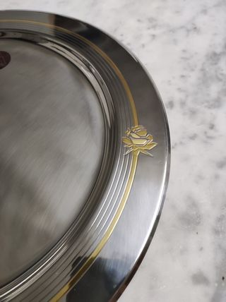 Vassoio Acciaio Inox Oro