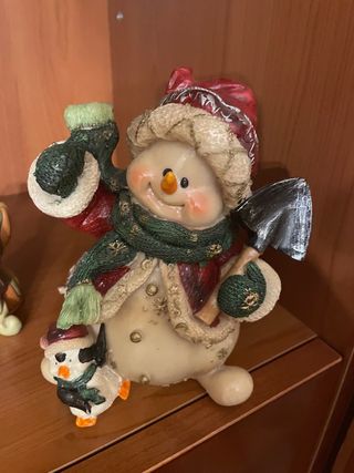 Pupazzo di neve natalizio