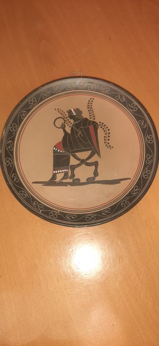 Piatto ornamentale antica Grecia 