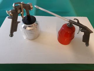 Aerografo + pistola lavaggio