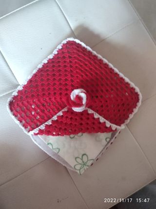 porta tovaglioli uncinetto 