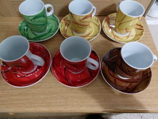 set tazzina e piattino