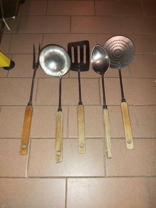 set 5 mestoli inox AA france