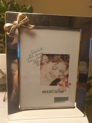 cornice in Silverio plated con album foto