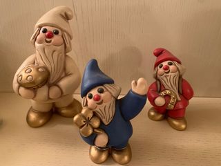 Gnomi Ceramica n'3 pezzi