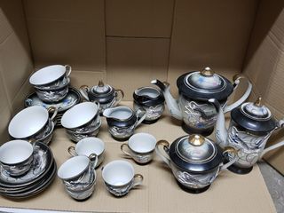 Servizio da the orientale dipinto a mano