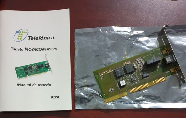 Tarjeta modem NOVACOM Micro para RDSI RJ45 de segunda mano por 45 EUR ...