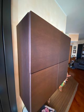 Mobile soggiorno quadrato/cubotto sospeso