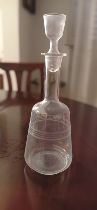 caraffa del vetro anni 30