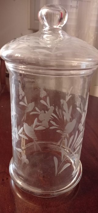 porta biscotti del cristallo 