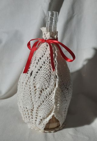 copri fiasco vino vintag