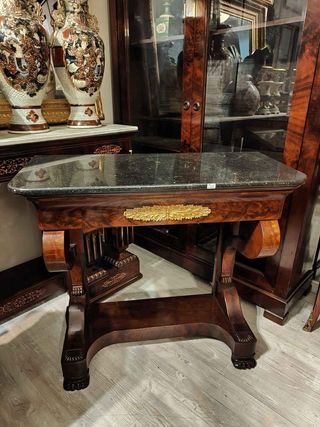 Meravigliosa consolle Impero dell'800 in mogano
