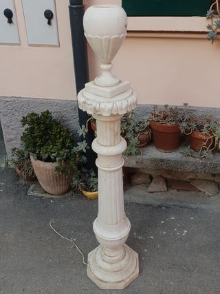 lampada da terra colonna marmo H 137 L 28 