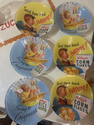 6 ciotole latte kellogg's