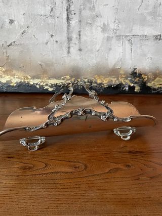 Porta grissini antico in argento 800 pinzonato