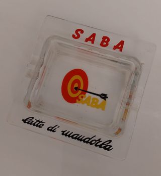 VINTAGE anni 80 - Posacenere pubblicitario SABA