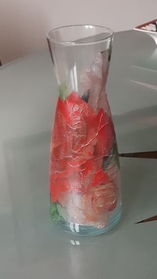 Vaso decoupage