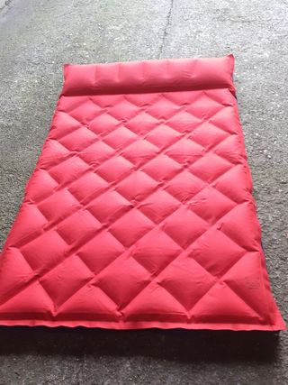 Materasso Gonfiabile telato blu e rosso