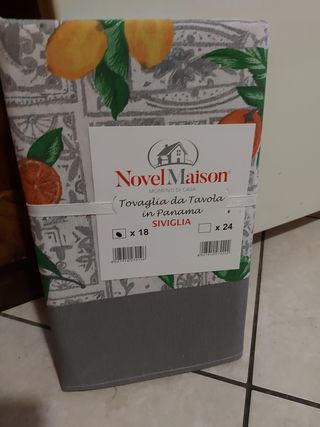 tovaglia da 18 posti in tessuto