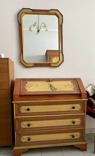 Camera da letto singola anni 80