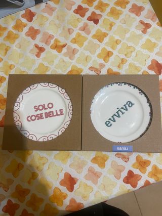 Set di due piattini
