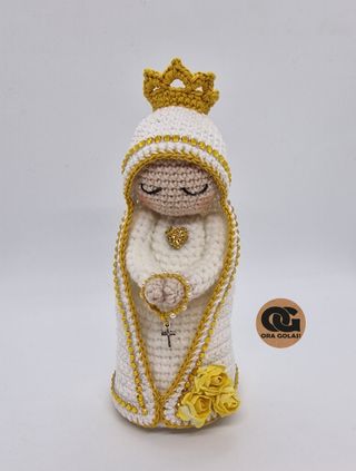 🙏🏻Madonnina Bianca con rosario