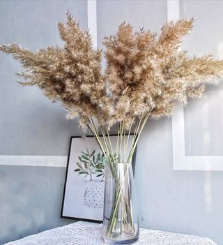 pampas grass decor 