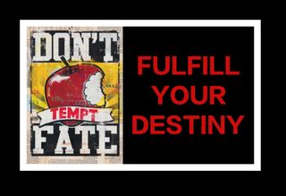 fulfill your destiny motivational art