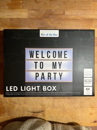 Led light box