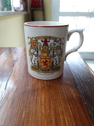tazza "Arms od Scotland"made in England