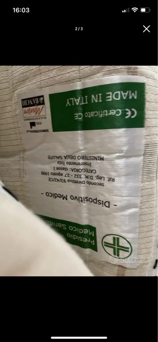 Coppia Materassi letti singoli